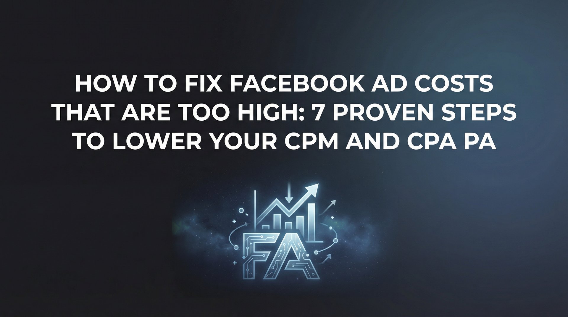 Facebook Ad Costs Too High? 7 Steps to Fix Them Now | AdStellar